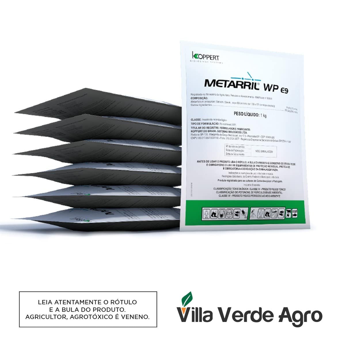 Metarril WP E9 Inseticida - 1Kg - Villa Verde Agro: Compre Aqui!