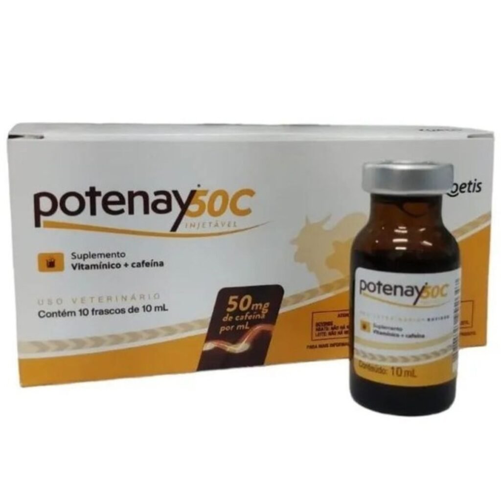 Potenay 50c Vitamínico/cafeína 10x10ml - Villa Verde Agro