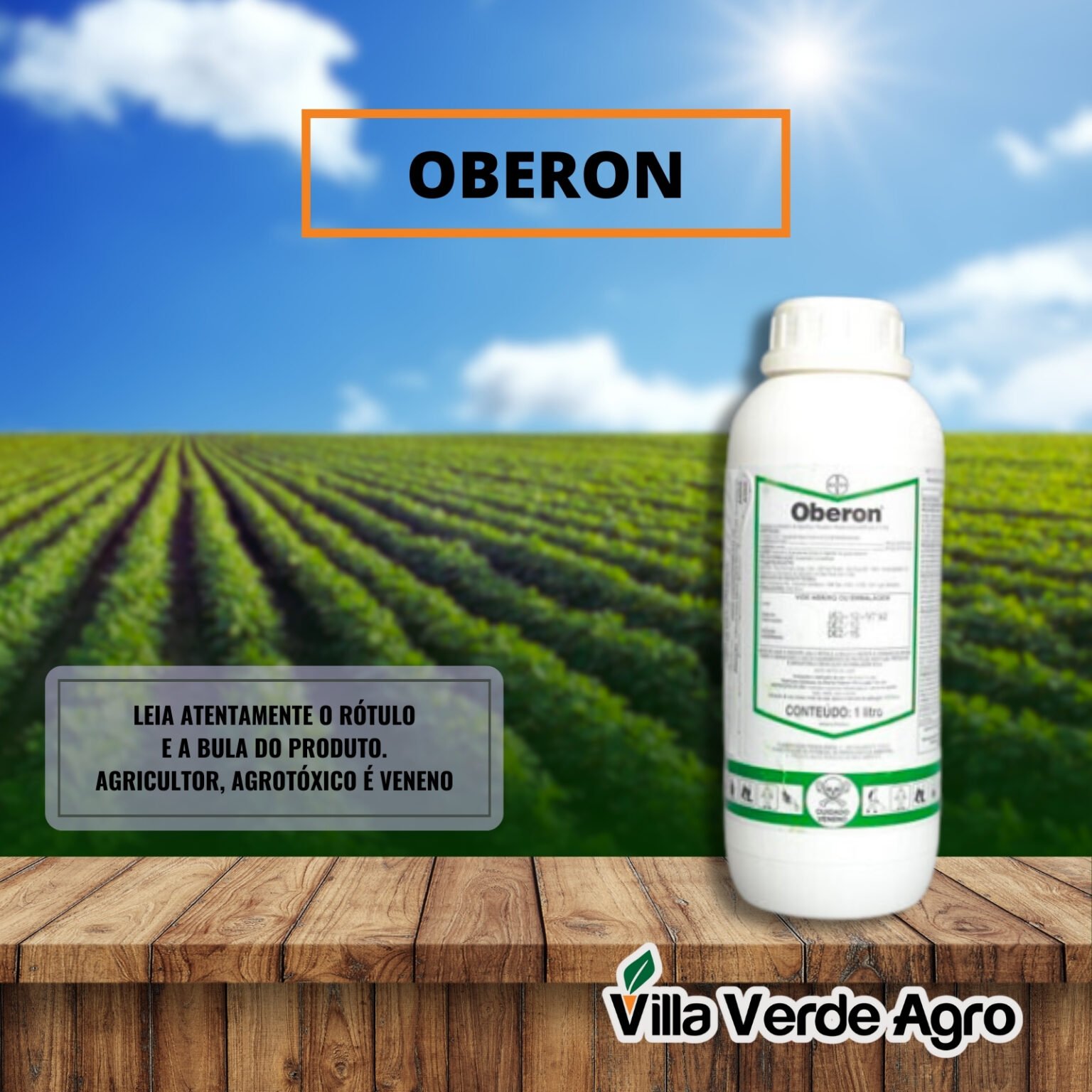 Oberon Inseticida/Acaricida - 1L - Villa Verde Agro