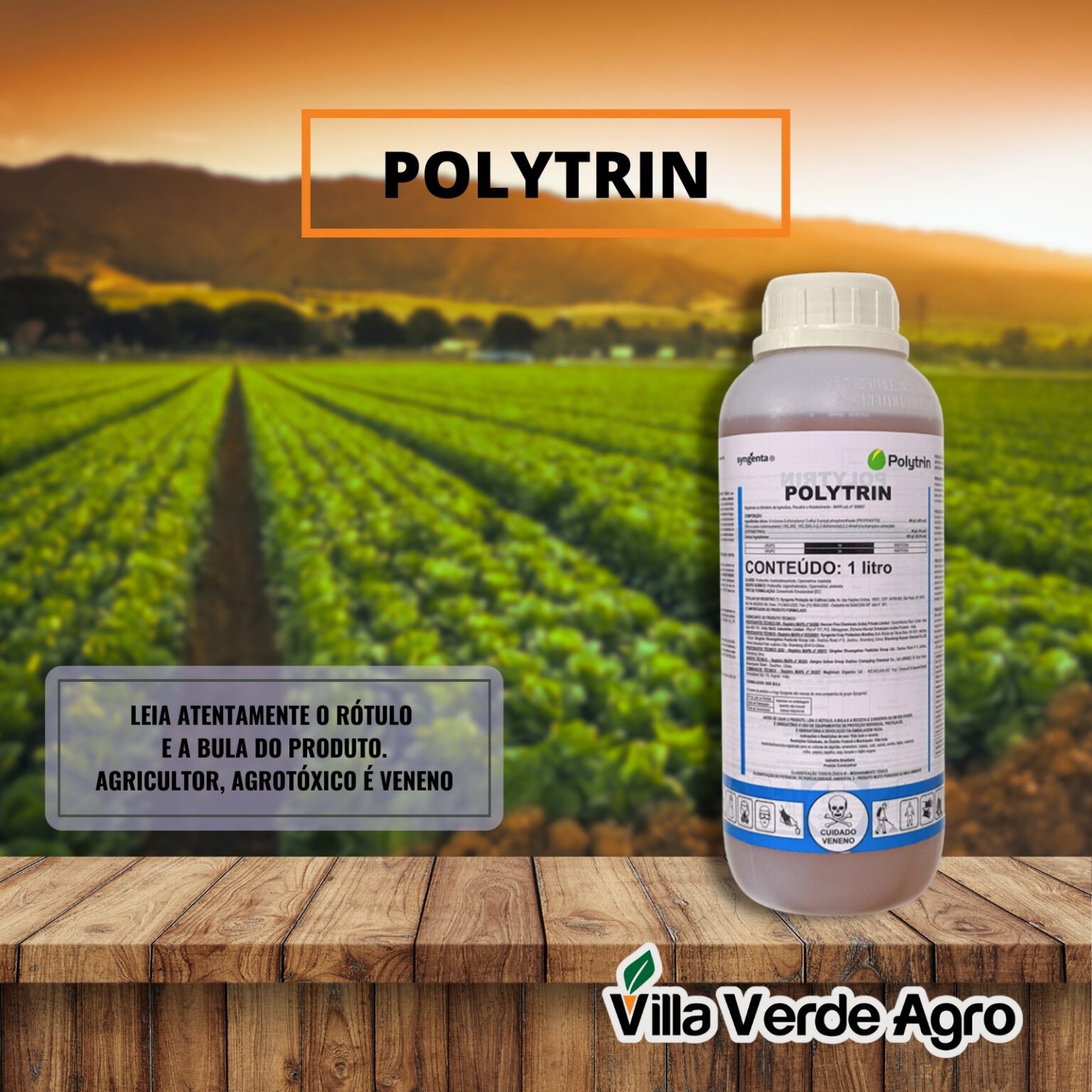 Polytrin Inseticida/Acaricida - 1L - Villa Verde Agro: Compre Aqui!
