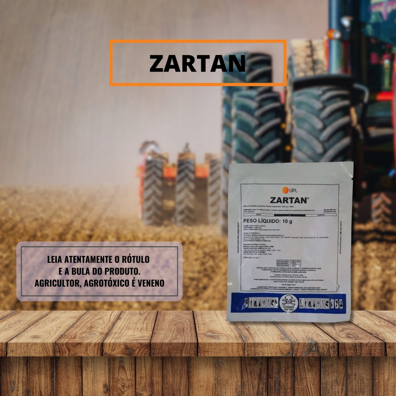 Herbicida Zartan 10g - Compre Aqui: Villa Verde Agro